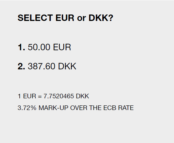 Änderung an der DCC-POS-Darstellung und an der Beleganzeige
